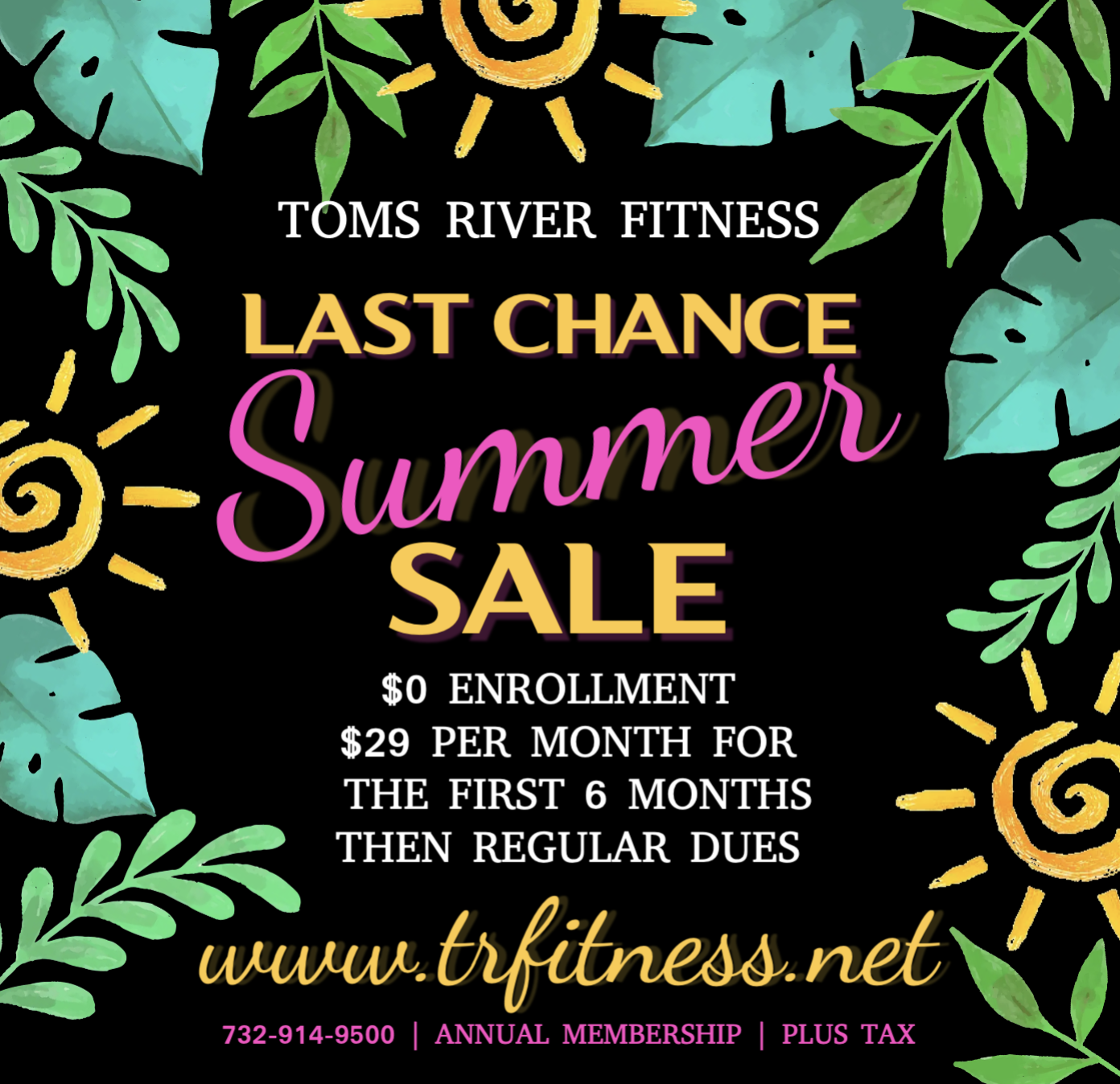 EFT Membership Sign Up – Toms River Fitness